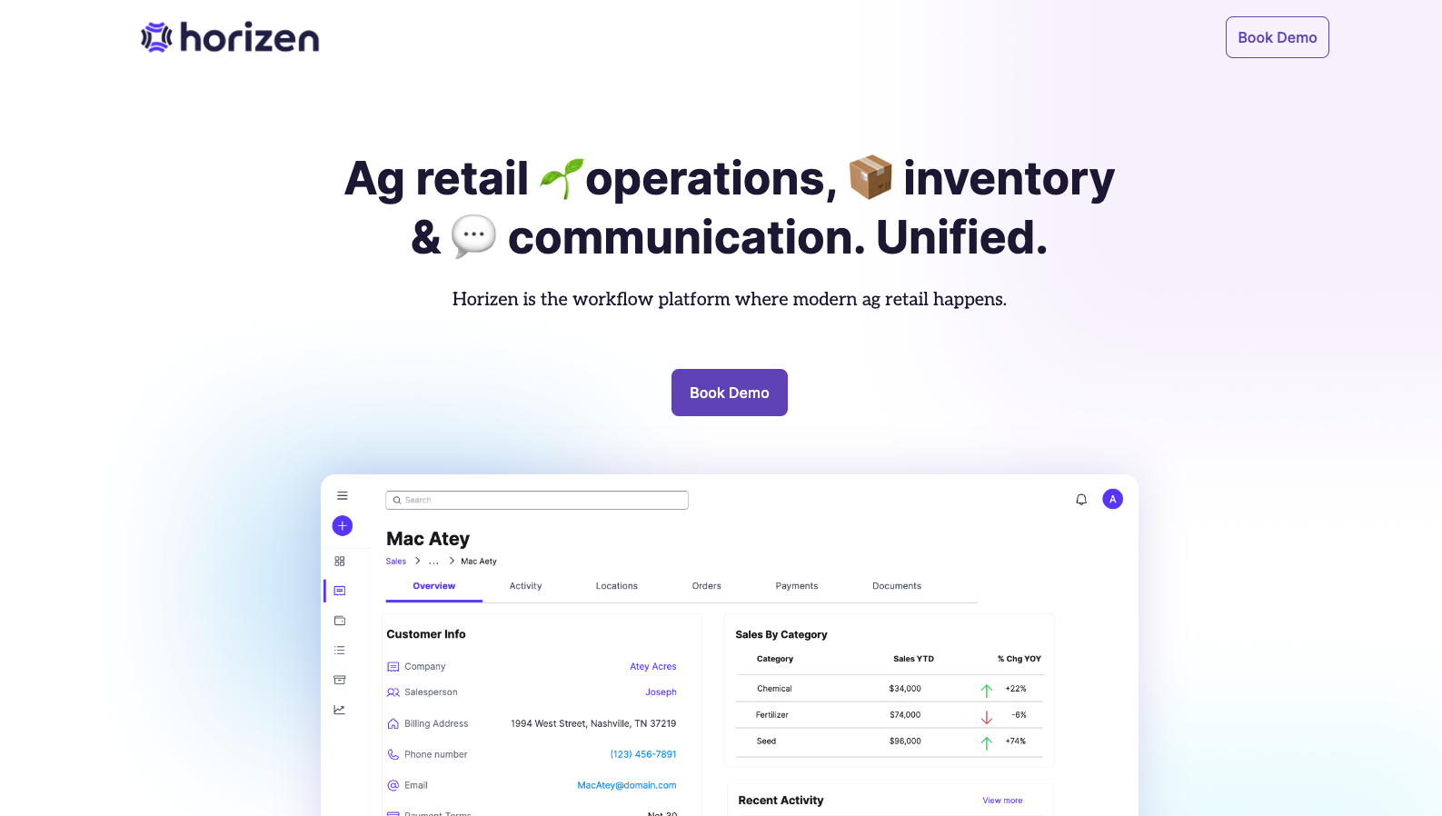 Horizen - Modern Workflow Software for Ag Retailers